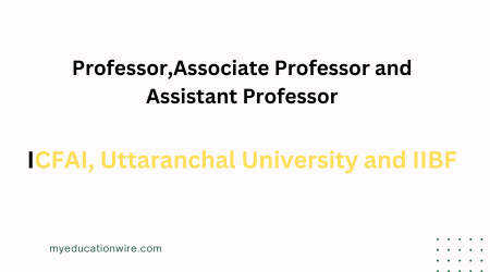 Jobs for professor, associate professor and assistant professor - My ...