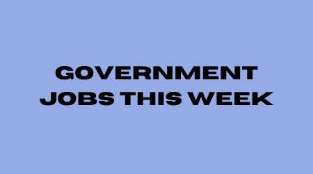 government jobs this week - My Educationwire