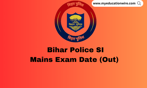 Bihar Police SI mains exam on 25 Feb. 2024
