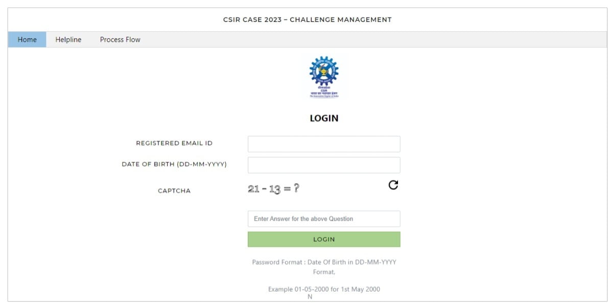 CSIR CASE 2023 Answer Key