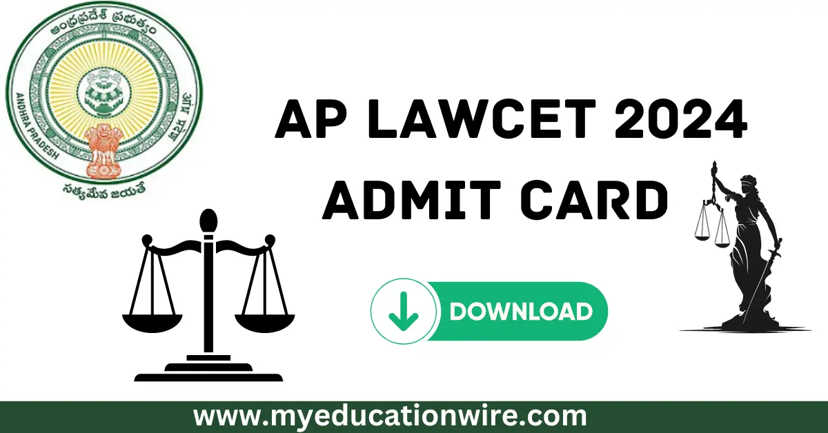 AP LAWCET 2024 Admit Card( June 3) : Download Hall Ticket
