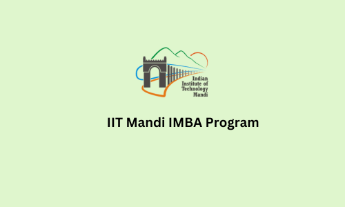 IIT Mandi IMBA Program-Apply