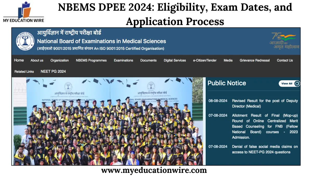 NBEMS DPEE 2024: Eligibility, Exam Dates, and Application Process - My ...