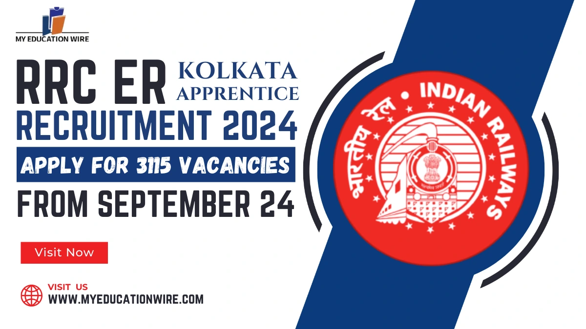 RRC ER Kolkata Apprentice Recruitment 2024: Apply for 3115 Vacancies