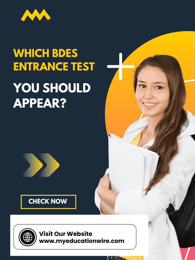 which BDes entrance test you should appear? - My Educationwire