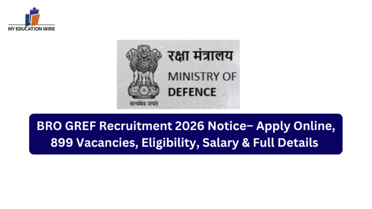 BRO GREF Recruitment 2026 Notice
