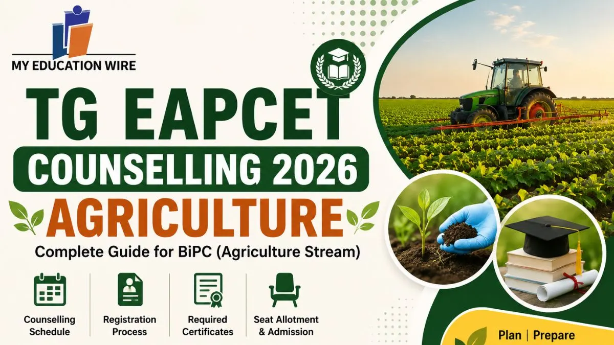 TG EAPCET Counselling 2026 Agriculture: MPC & BiPC Schedule